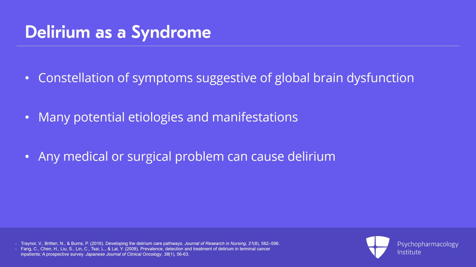 Psychopharmacology Institute